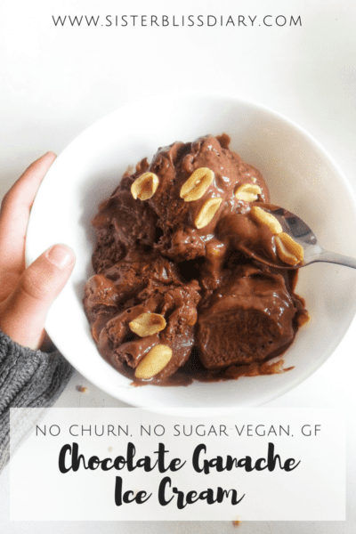 Luscious Chocolate Ganache Ice Cream {No Added Sugar, Vegan, GF ...